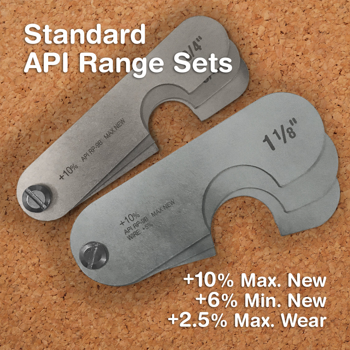 Range Sets - API RP 9B – Sheave Gauges Online