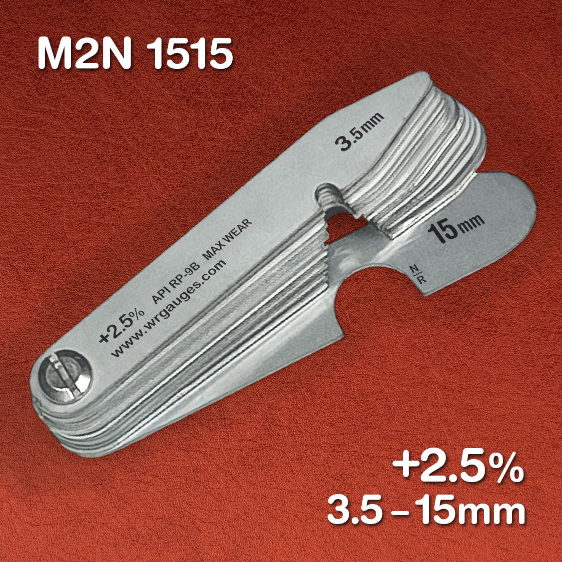 Stainless - Metric +2.5% All Sizes – Sheave Gauges Online